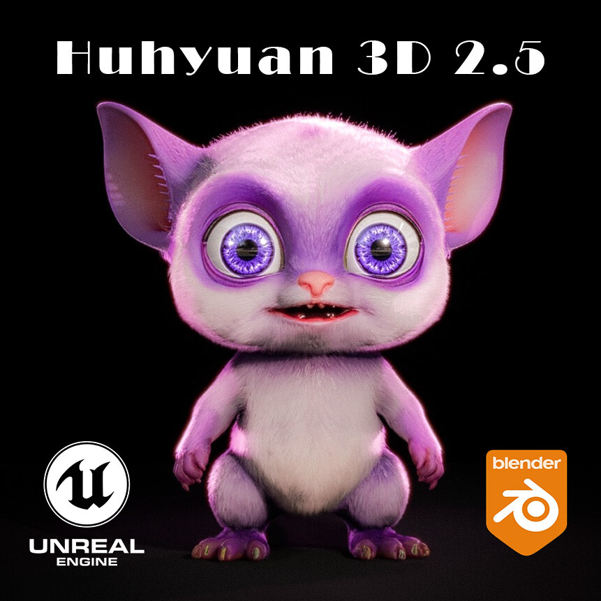ArtStation - Test character in Hunyuan 3d 2.5
