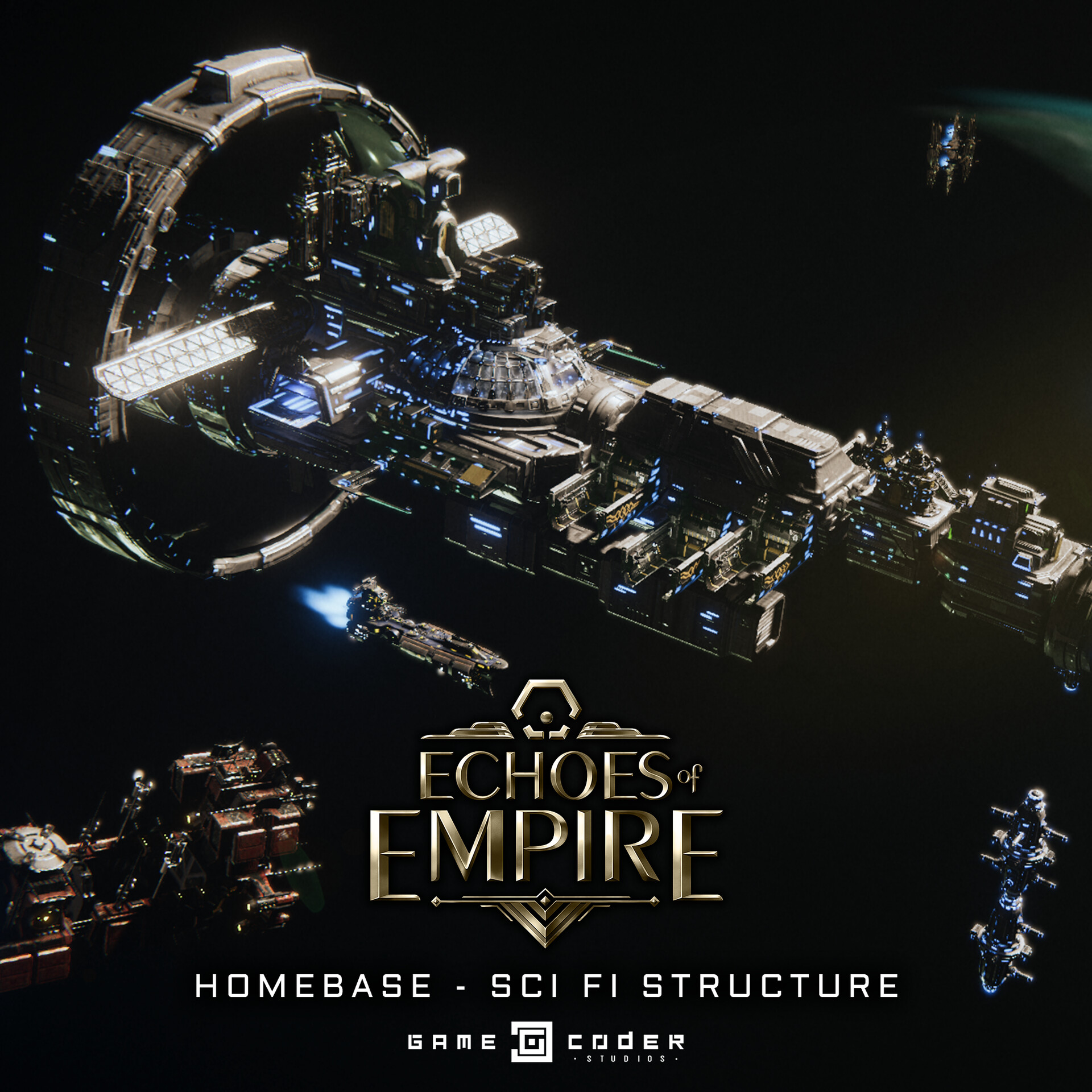 Art Portfolio - GameCoder Studios - Echoes of Empire - Homebase Sci-Fi ...