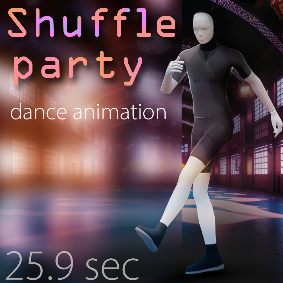 ArtStation - dance: Shuffle Party - animation loop (130bpm) :: FBX + UE ...