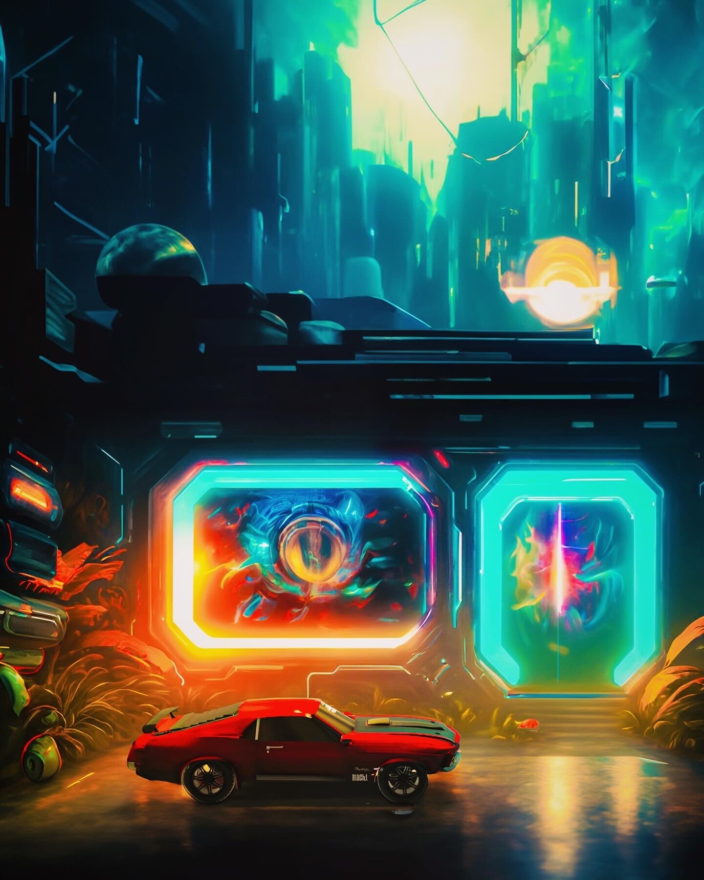 ArtStation - Legend in 3D: Classic Mustang GT Model