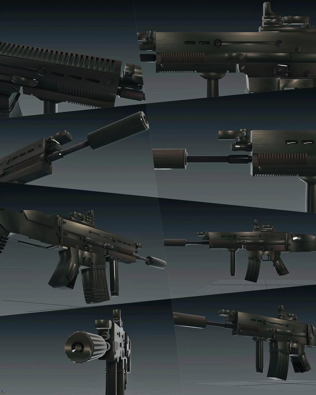 ArtStation - Tactical Precision: FN SCAR 3D Model