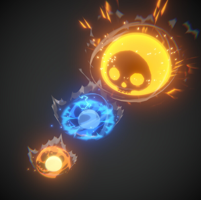 ArtStation - VFX - Stylized explosion