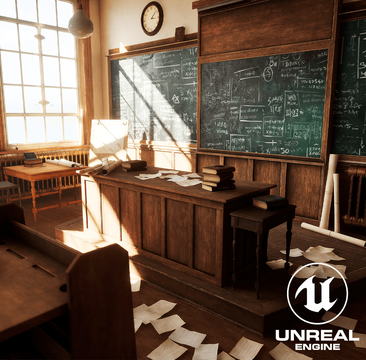 ArtStation - Vintage Math Class