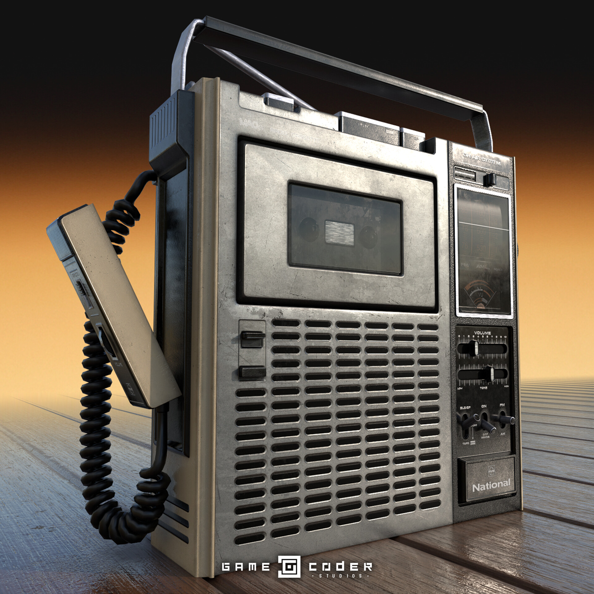 Art Portfolio - GameCoder Studios - Radio MAC GT - RQ 540