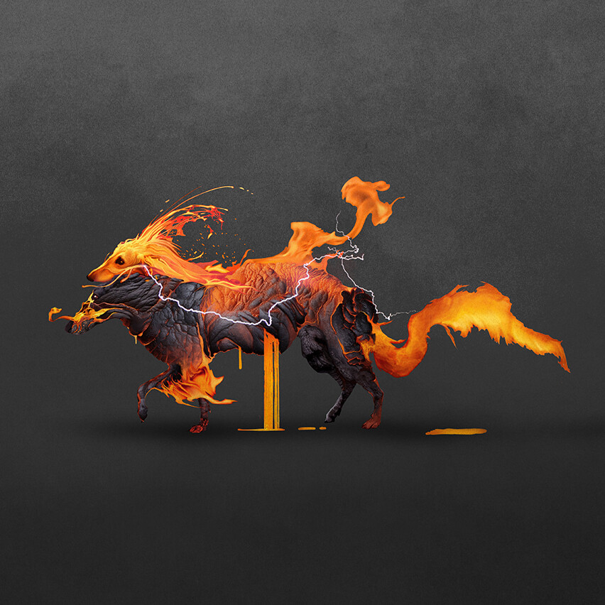 ArtStation - Volcano Dog