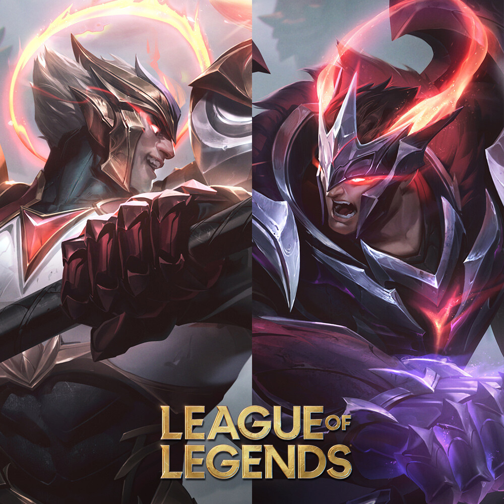 ArtStation - God King Darius and Garen - League of Legends Splash Art