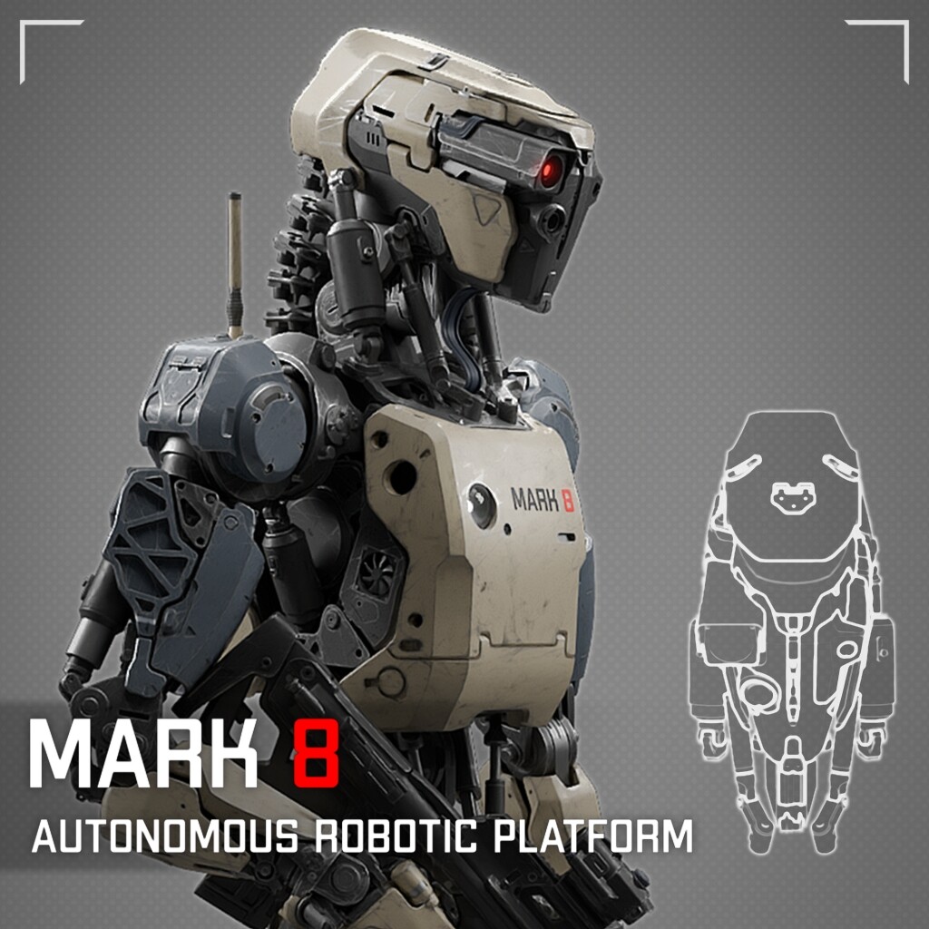 ArtStation - MARK 8 Robotic platform