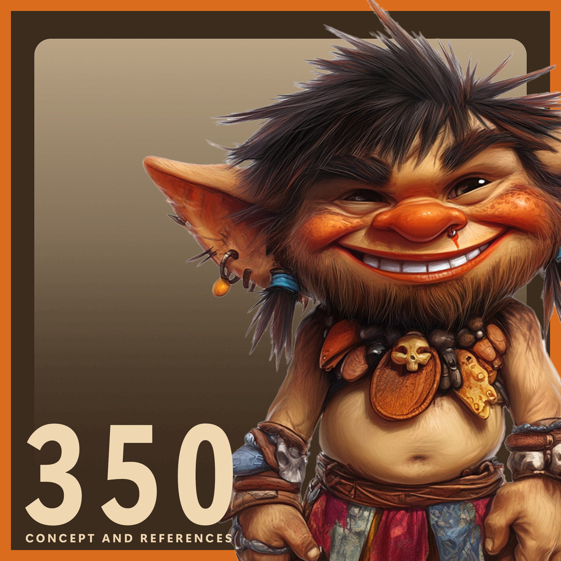 ArtStation - 350 troll character Concept and Reference