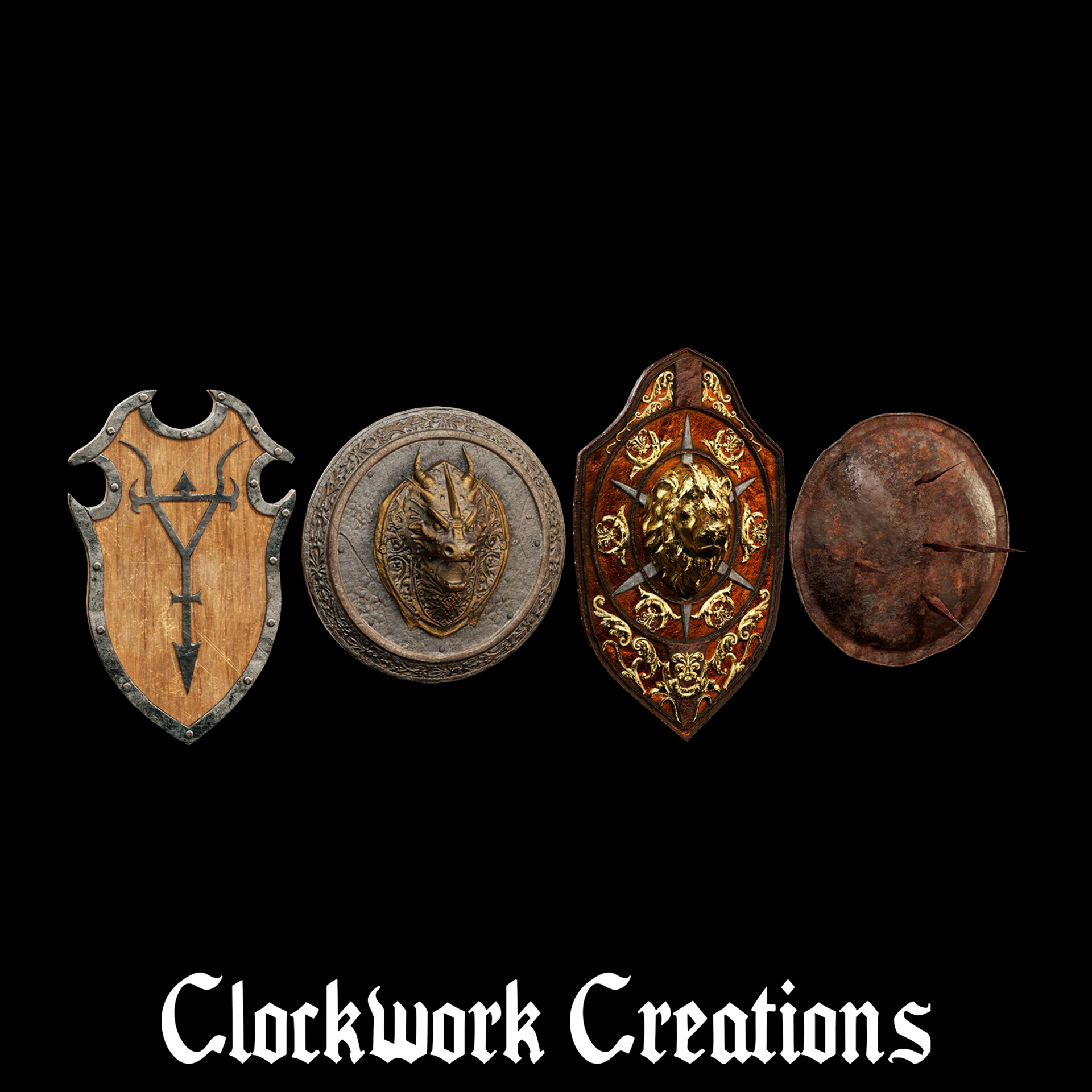 ArtStation - Medieval Shield Pack 1