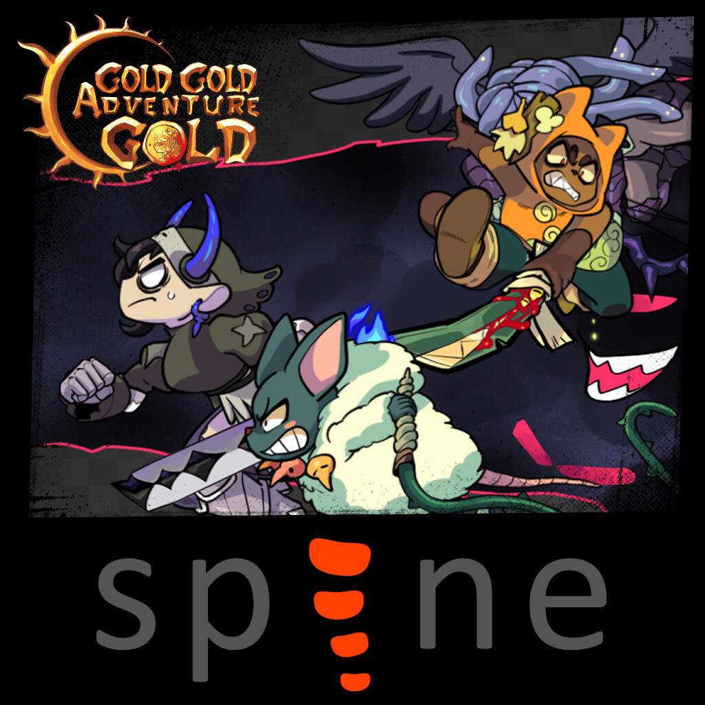 ArtStation - Spine 2D Animated Pop Up Splash Animations