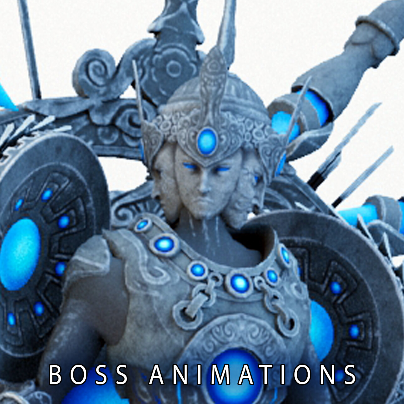 ArtStation - Levitating Boss Enemy Animations