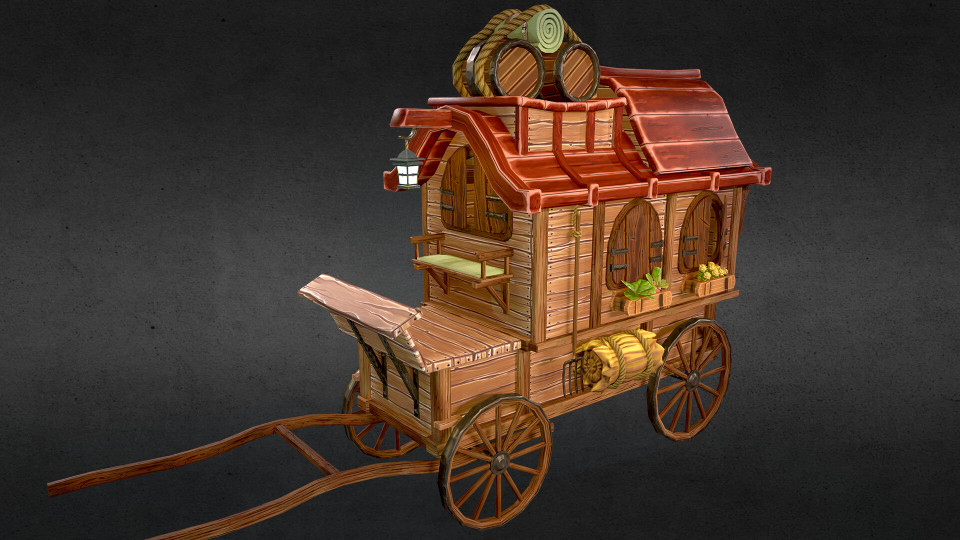 ArtStation - Stylized Caravan