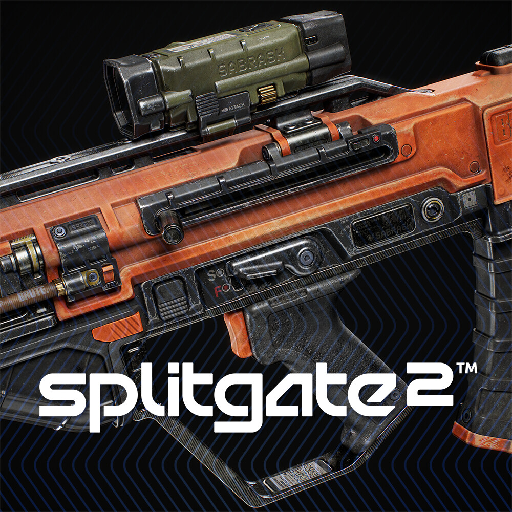 ArtStation - Splitgate 2 - Sabrask Burst Rifle