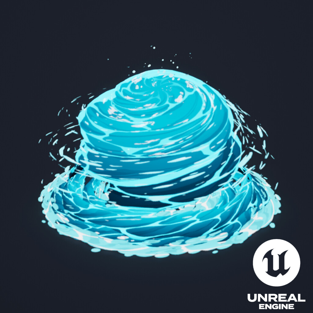 ArtStation - Water To Ice Spell VFX