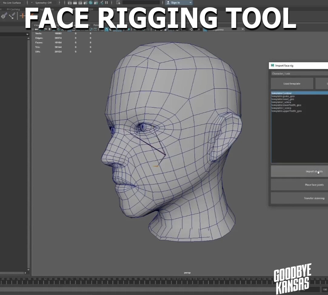 ArtStation - Face Rigging Tool