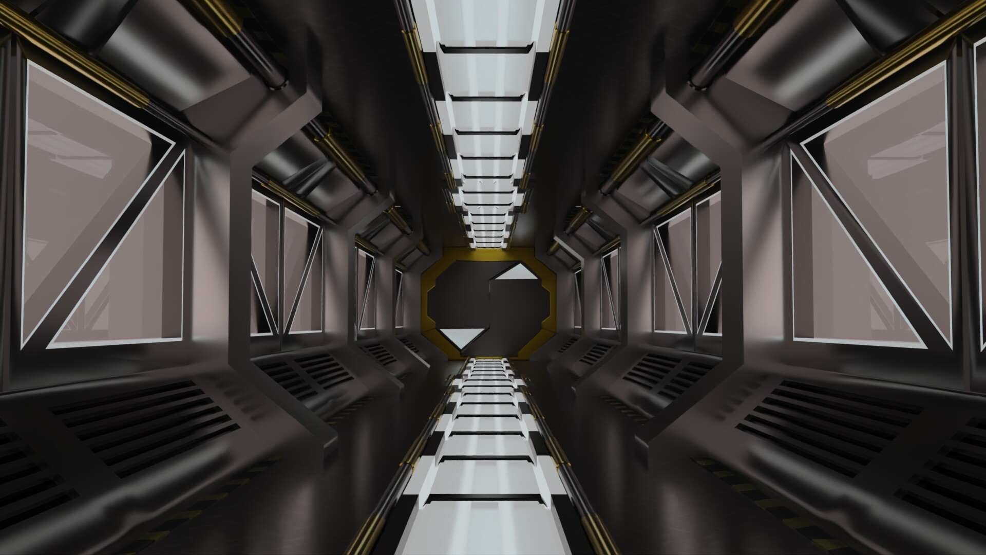 ArtStation - Render of a Science Fiction Base