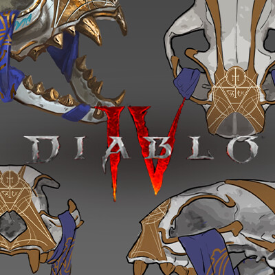 ArtStation - Diablo_IV_props