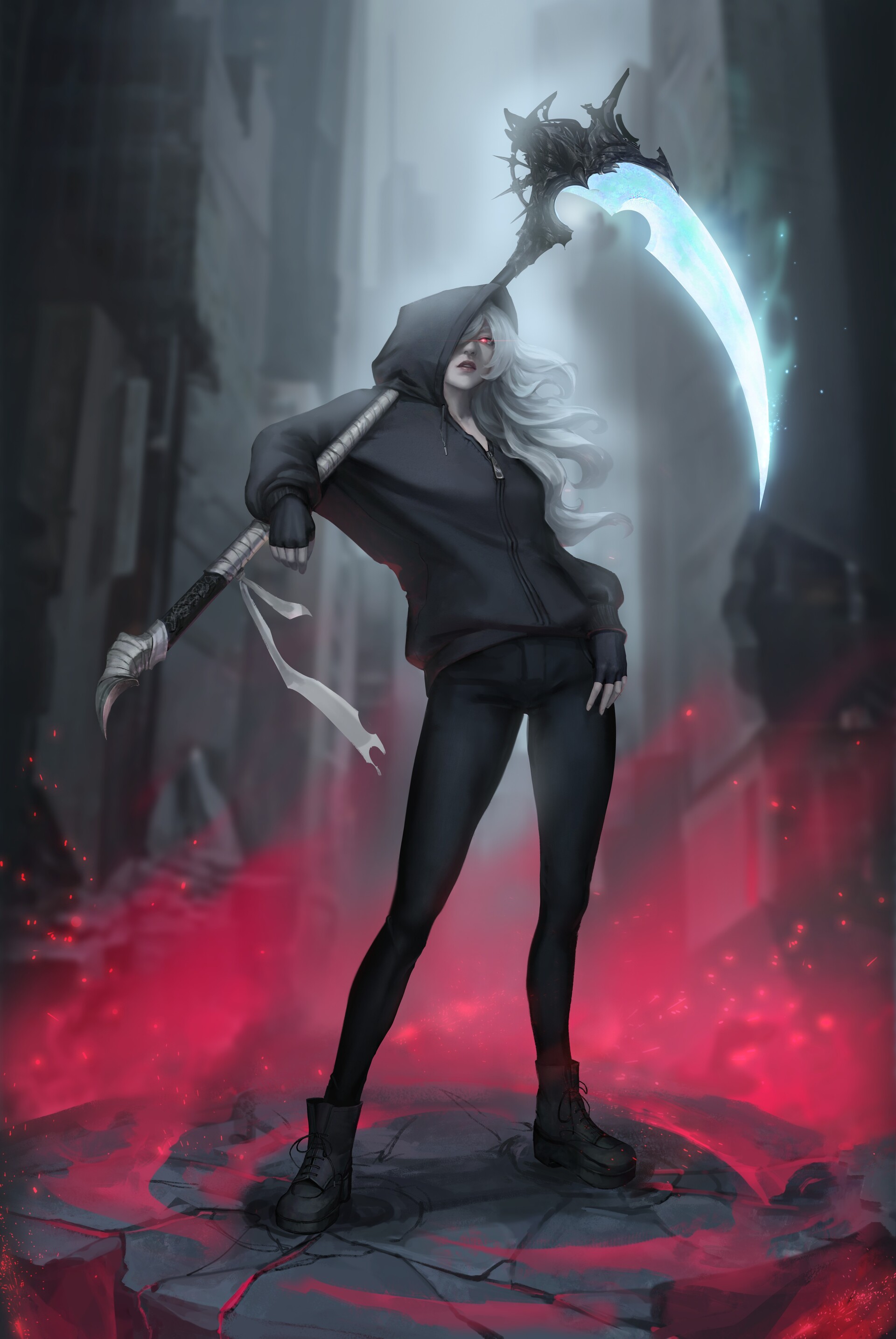 ArtStation - Book Cover Commission - Death is a Girl