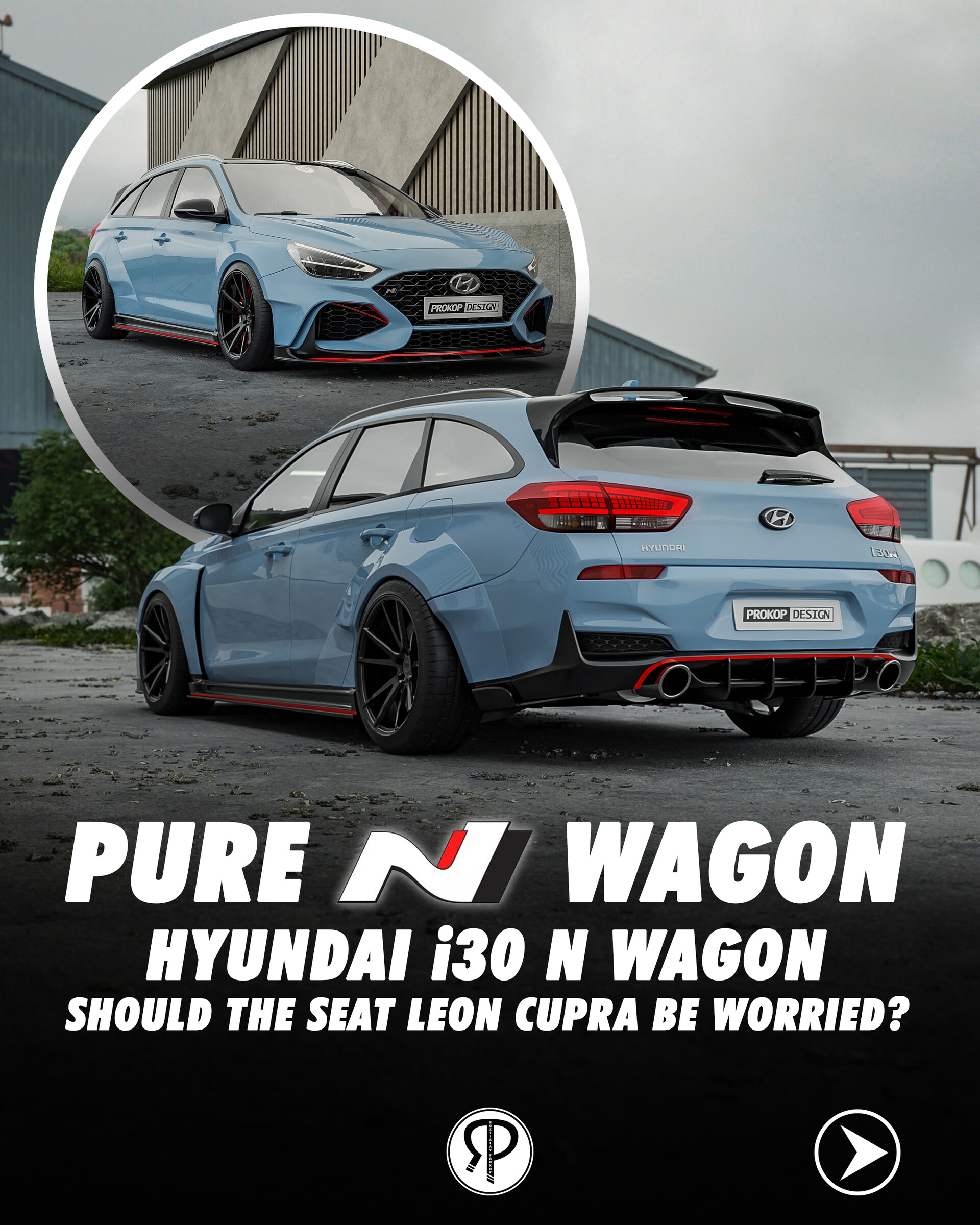 ArtStation - Hyundai i30 N Wagon | Pure N Widebody Wagon
