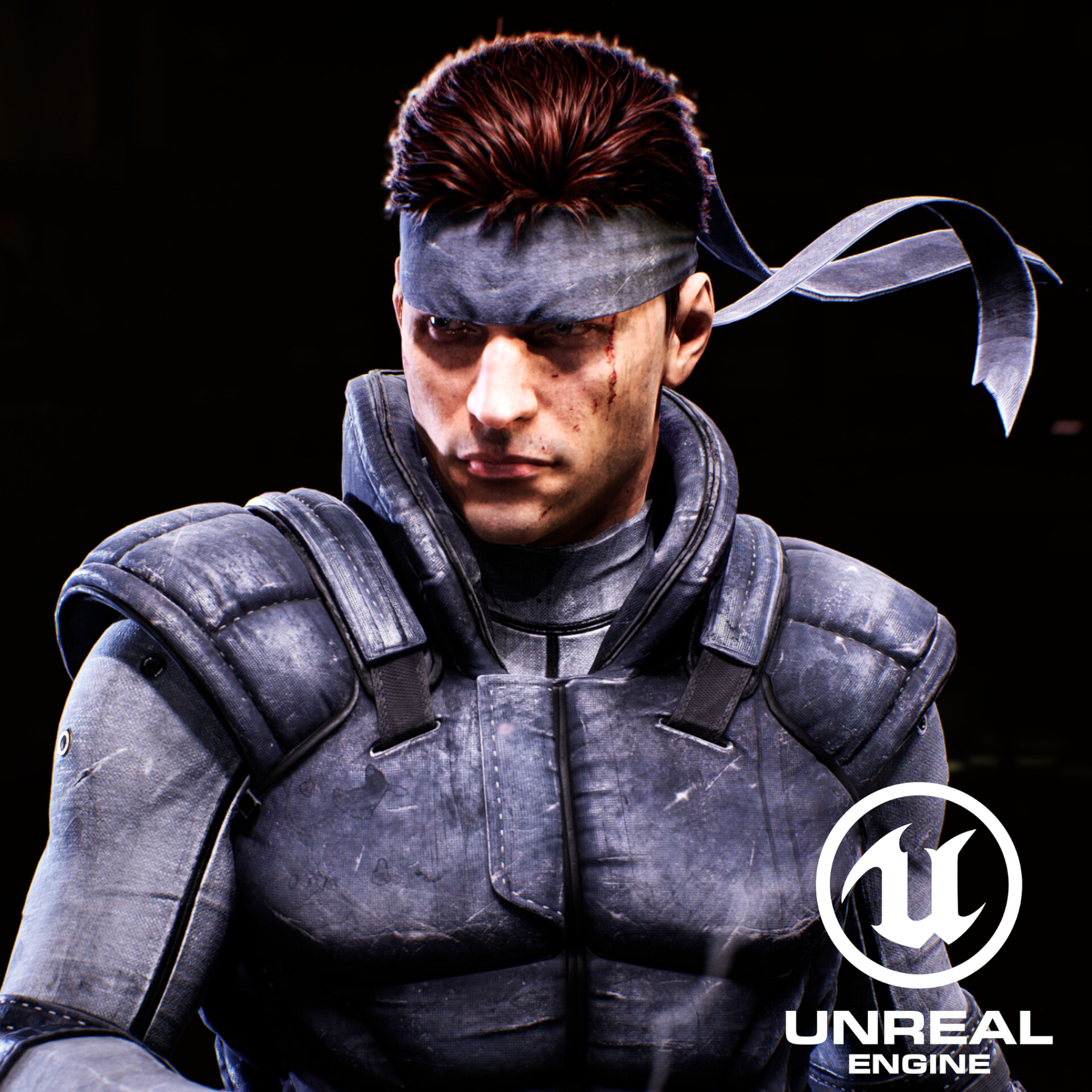 ArtStation - Solid Snake Fan Art