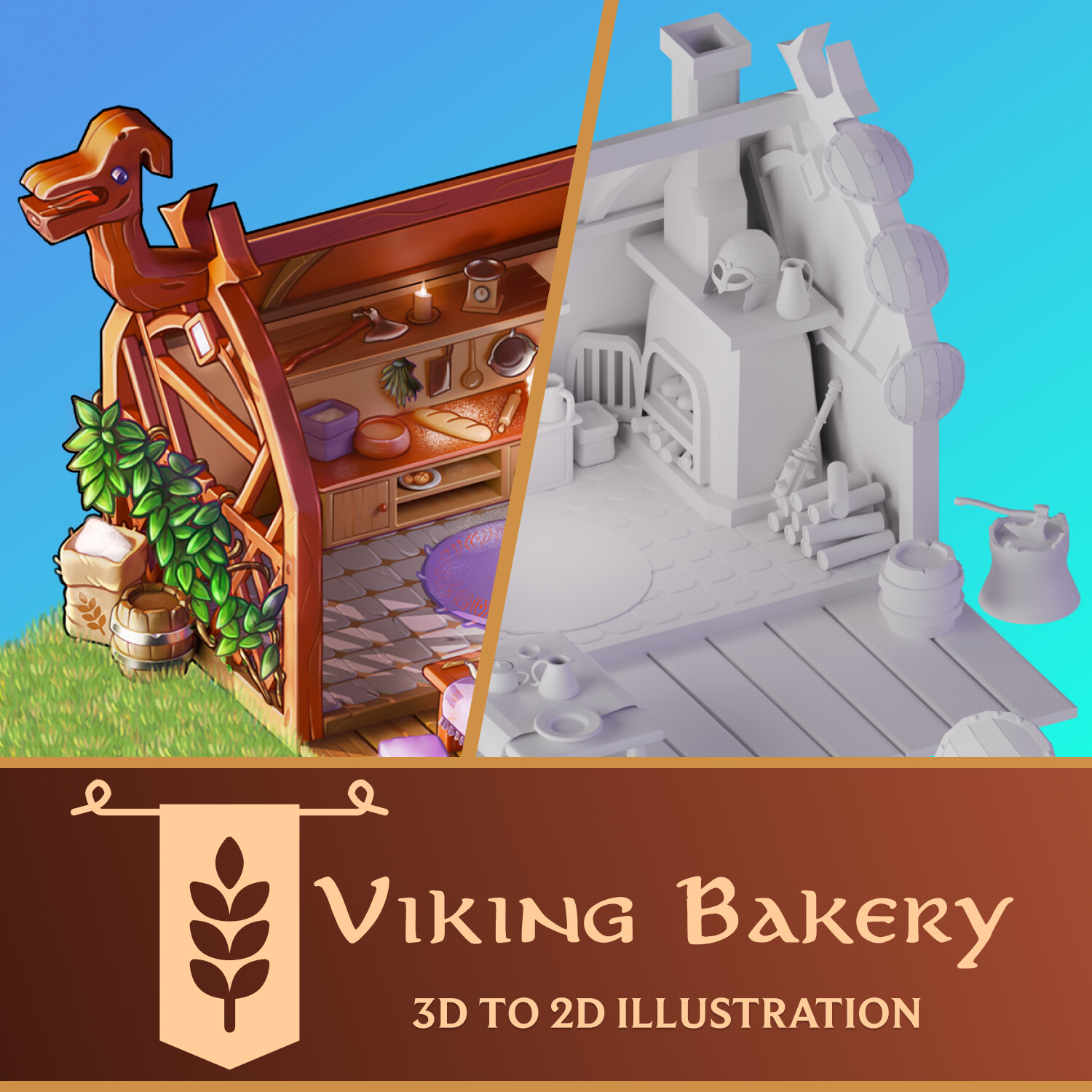 ArtStation - Viking Bakery