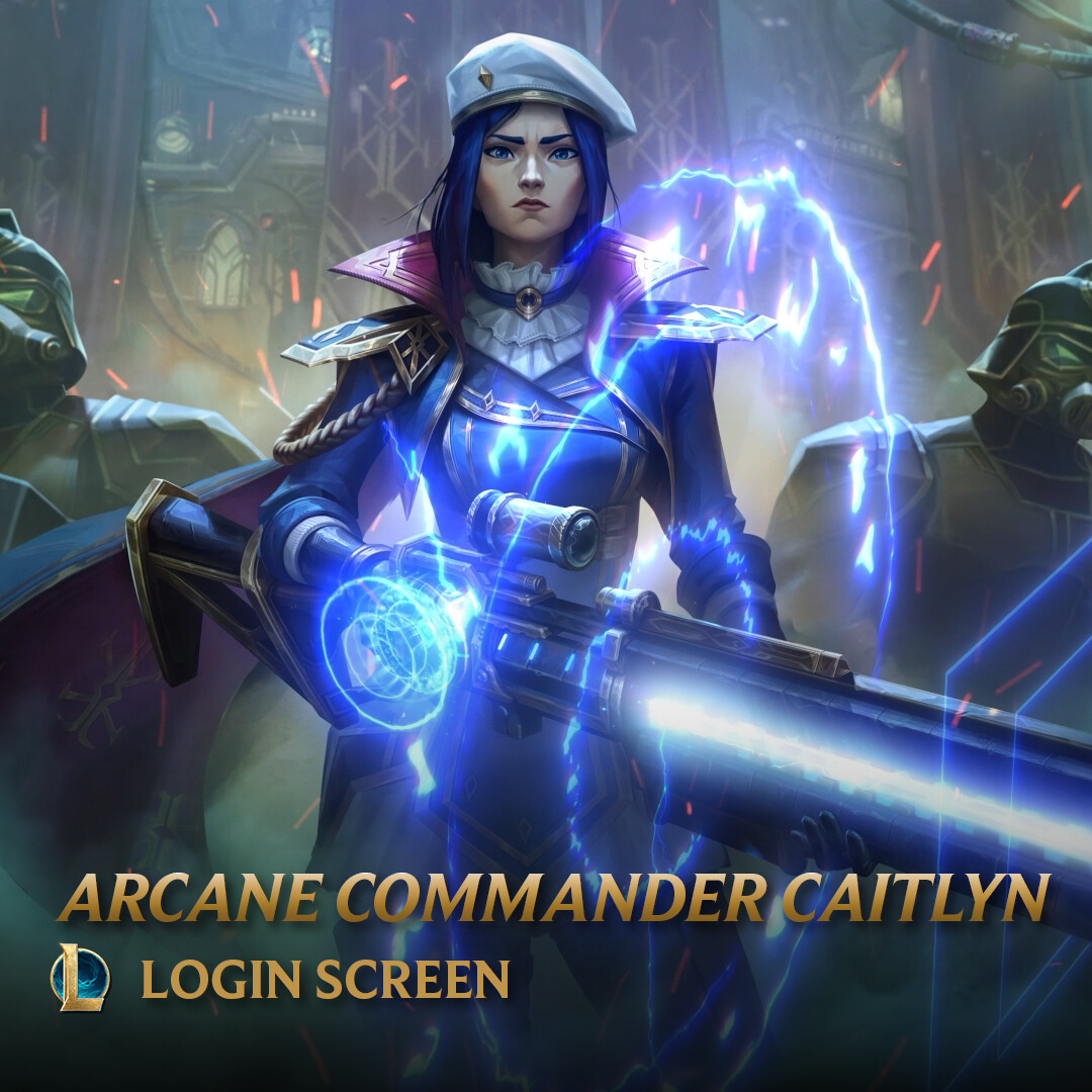ArtStation - Arcane Commander Caitlyn – Animated Splash Art (Fan Project)