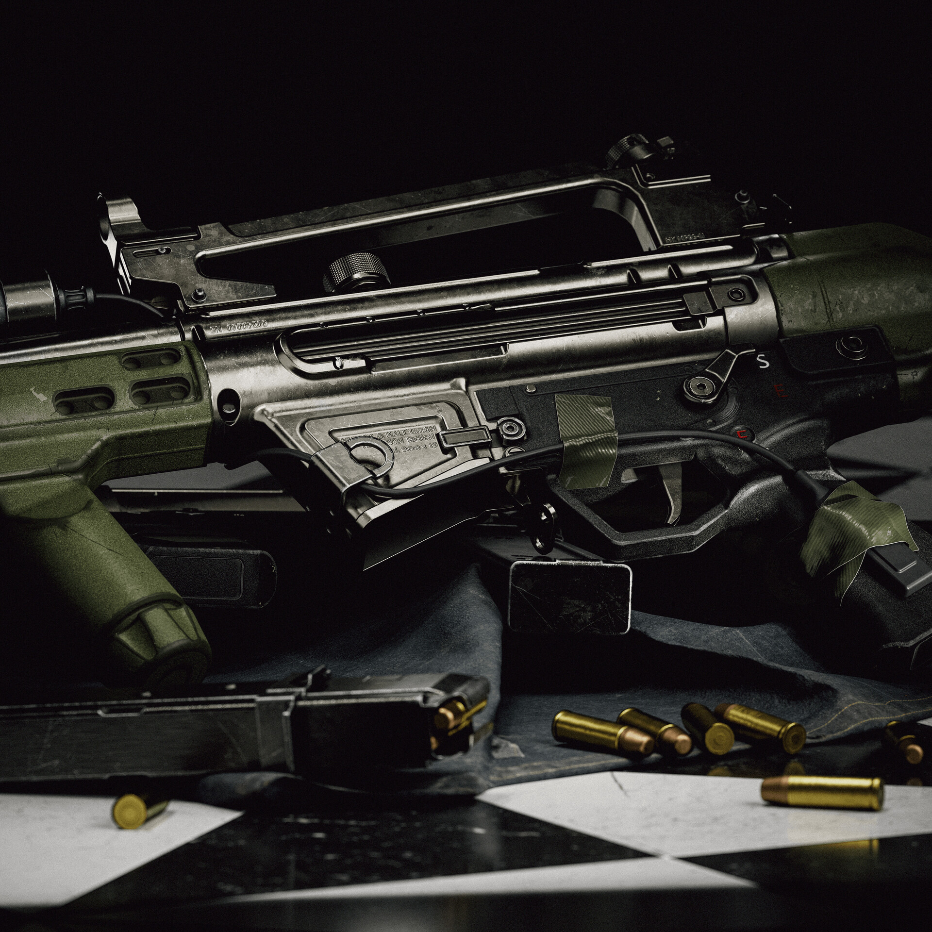 ArtStation - old school smg - mp99