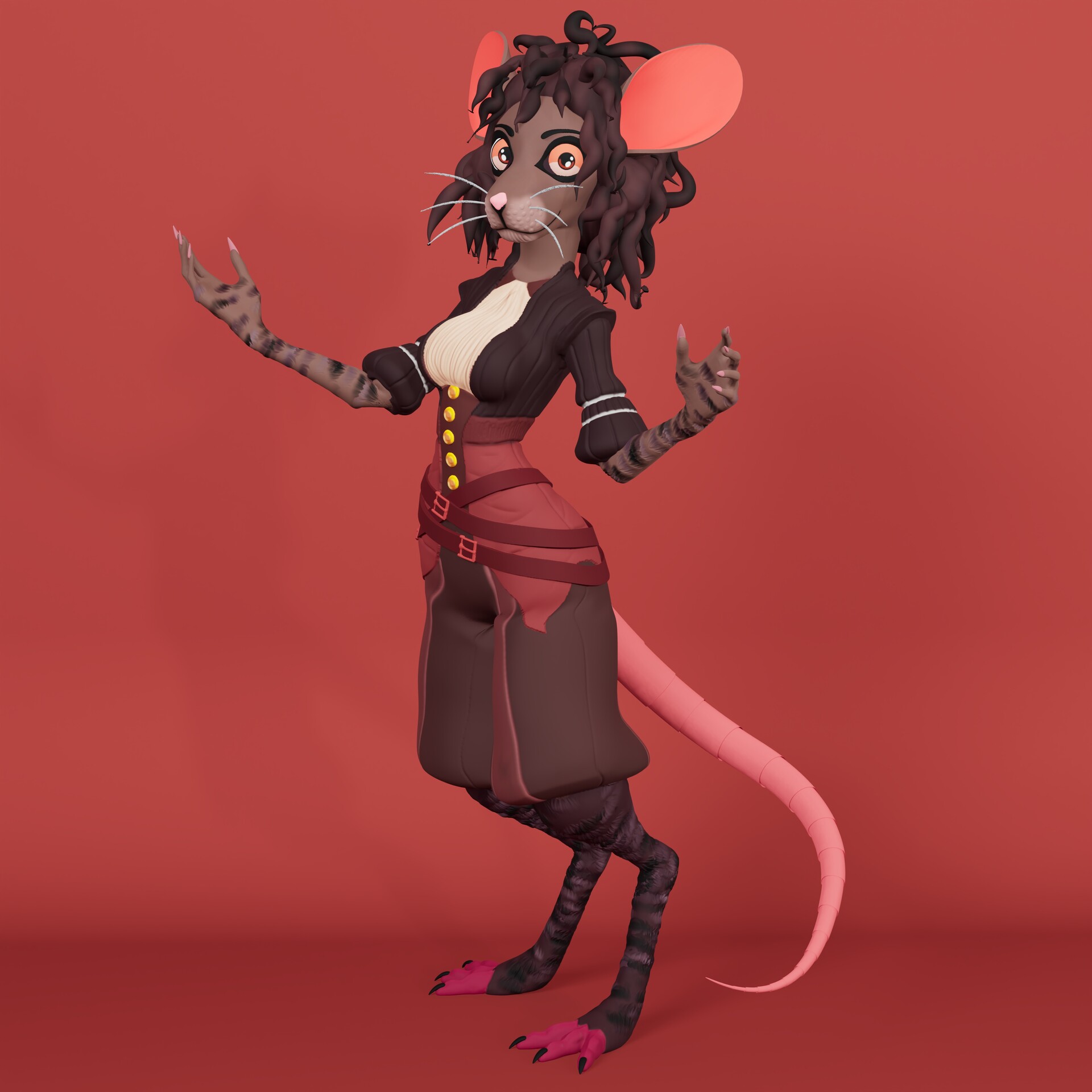 ArtStation - Rat Explorer Character