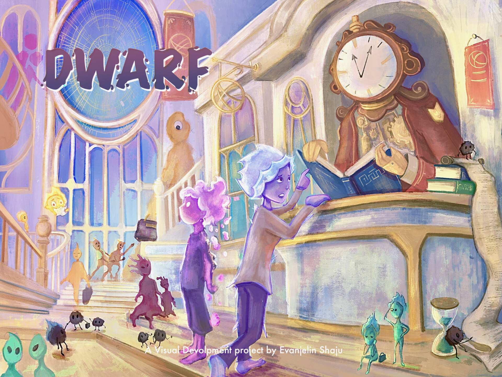 ArtStation - Dwarf Cover Illustration