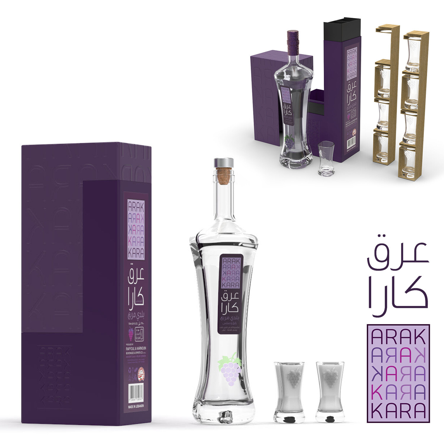 ArtStation - Arak Kara - Liquor Bottle Design & packaging