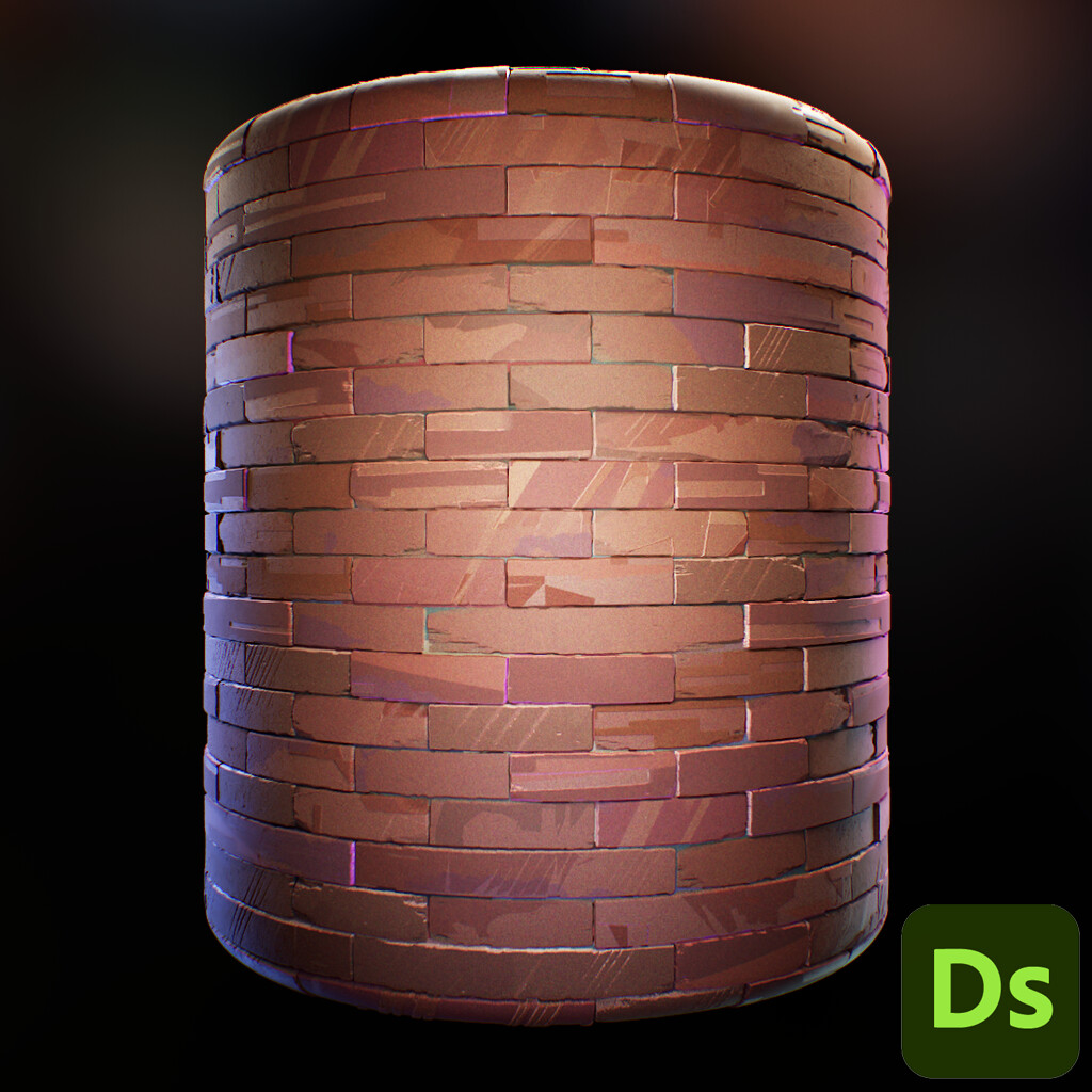ArtStation - Arcane Stylized Brick