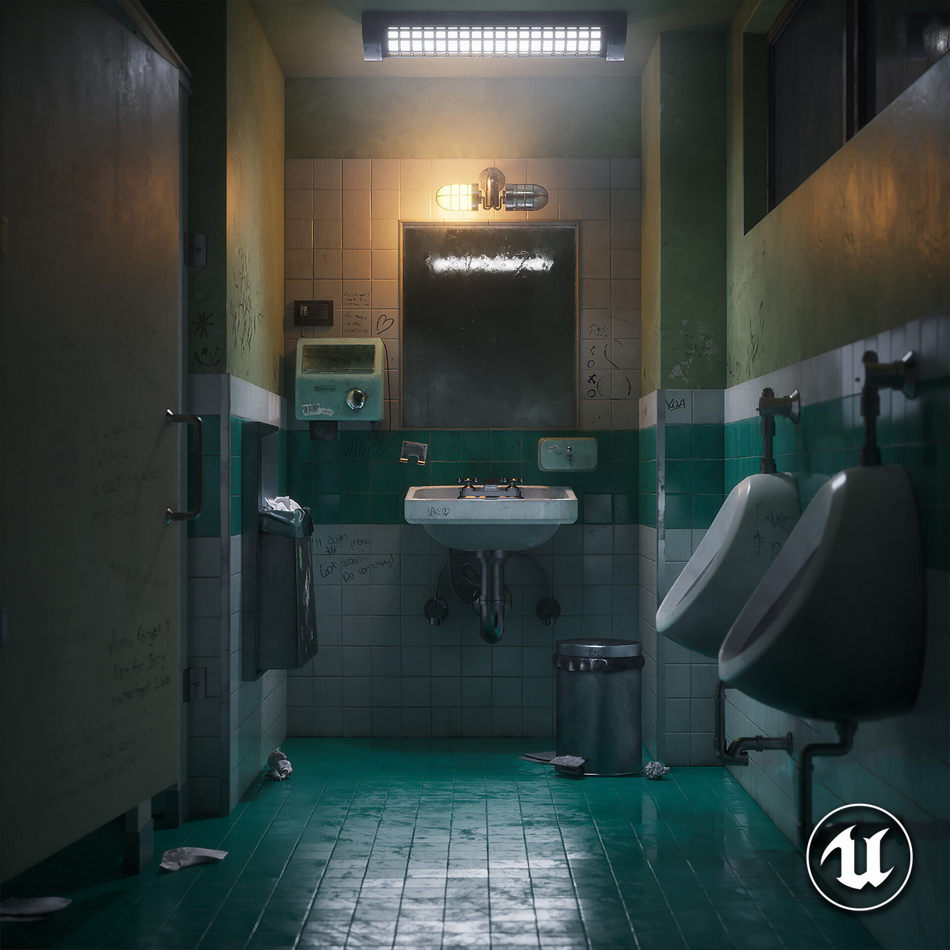 ArtStation - Gotham Bathroom