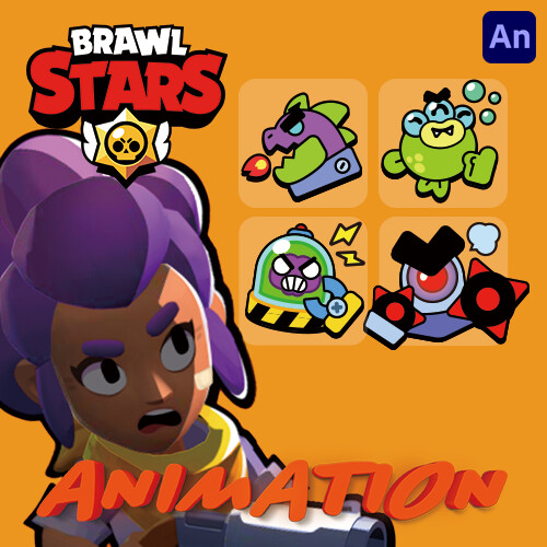 ArtStation - 2D Game Animation | Brawl Stars (Adobe Animate)
