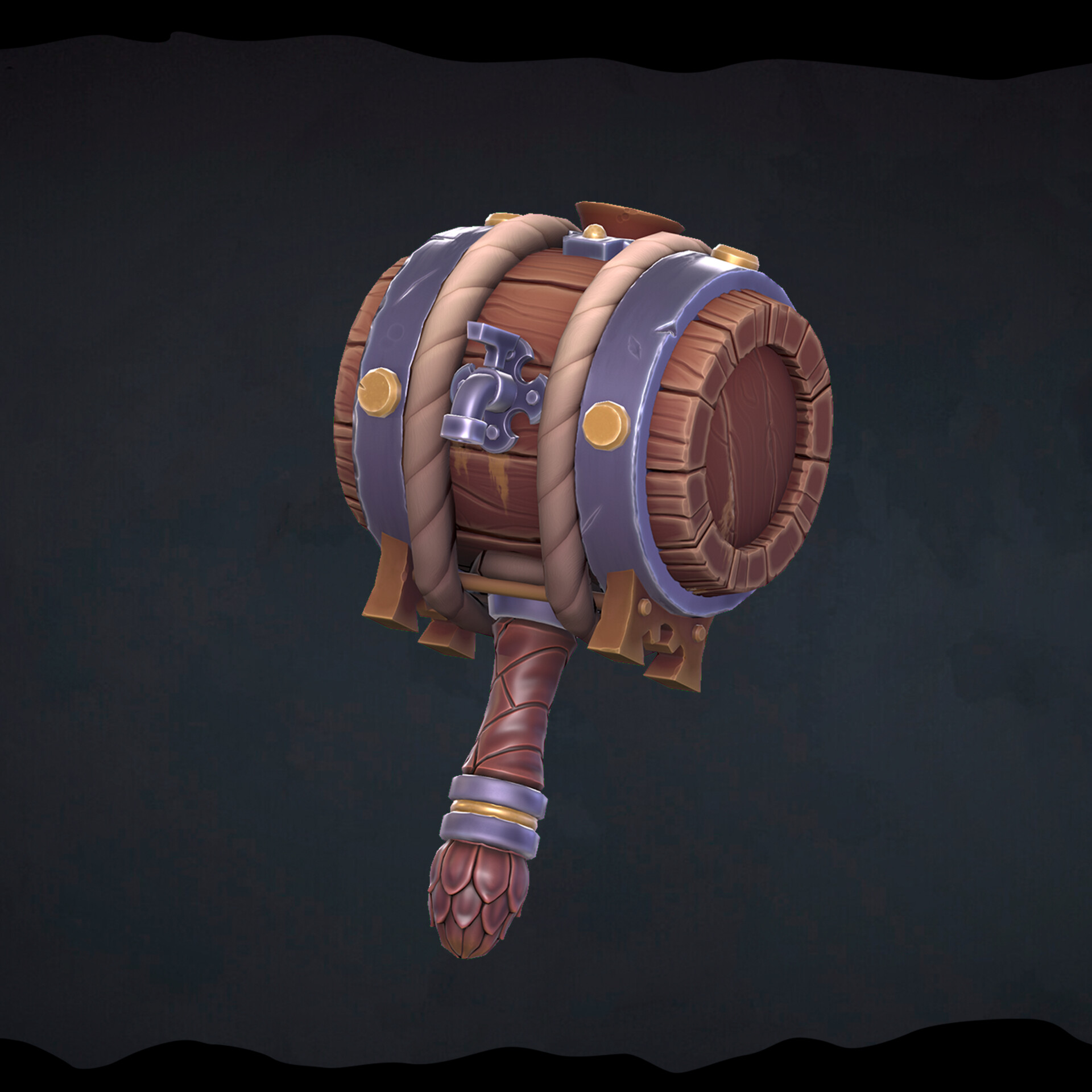 ArtStation - The Hammer Of The Drunken Master