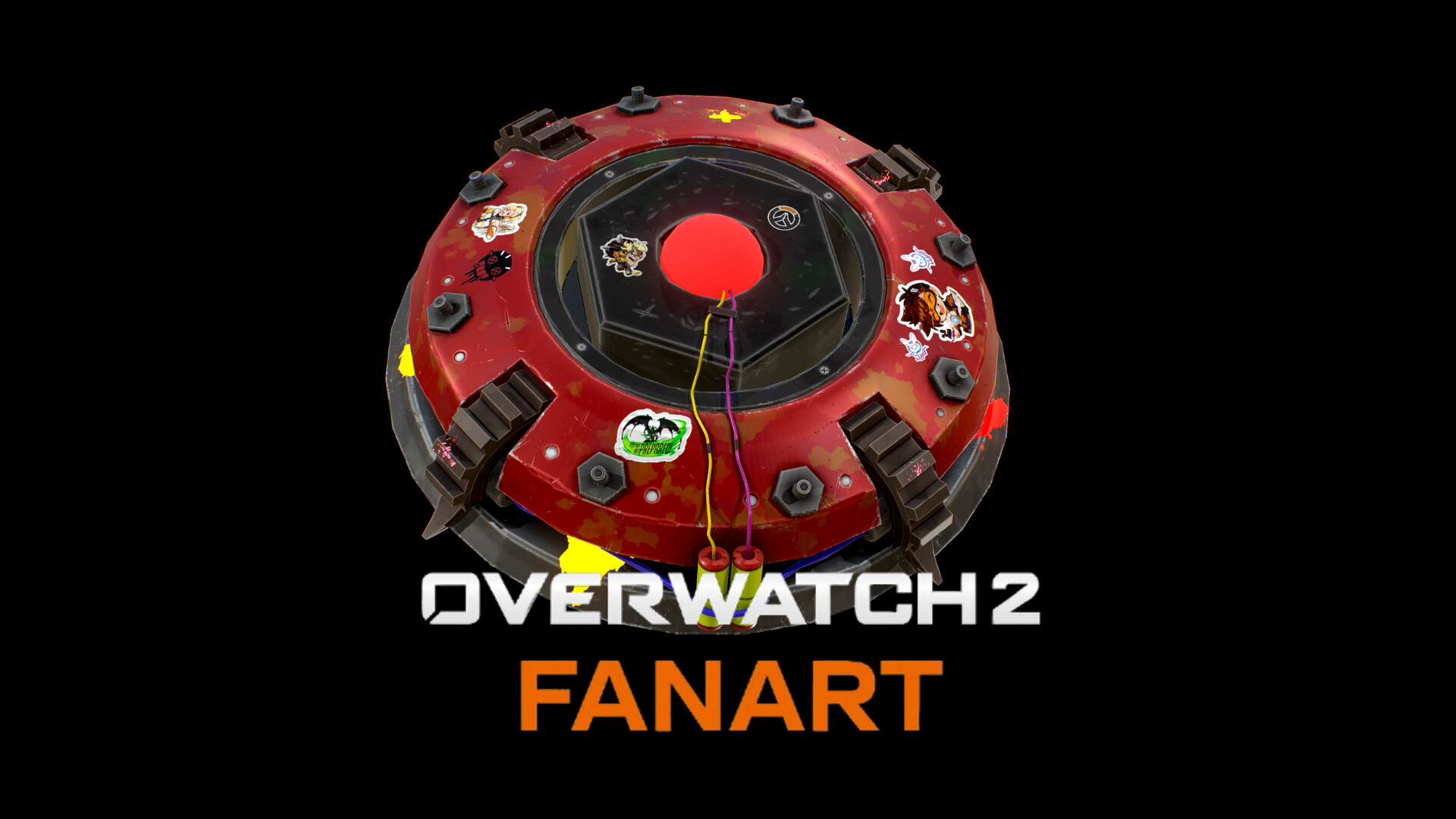 ArtStation - Junkrat Mine 3D Model | Overwatch 2 Fanart