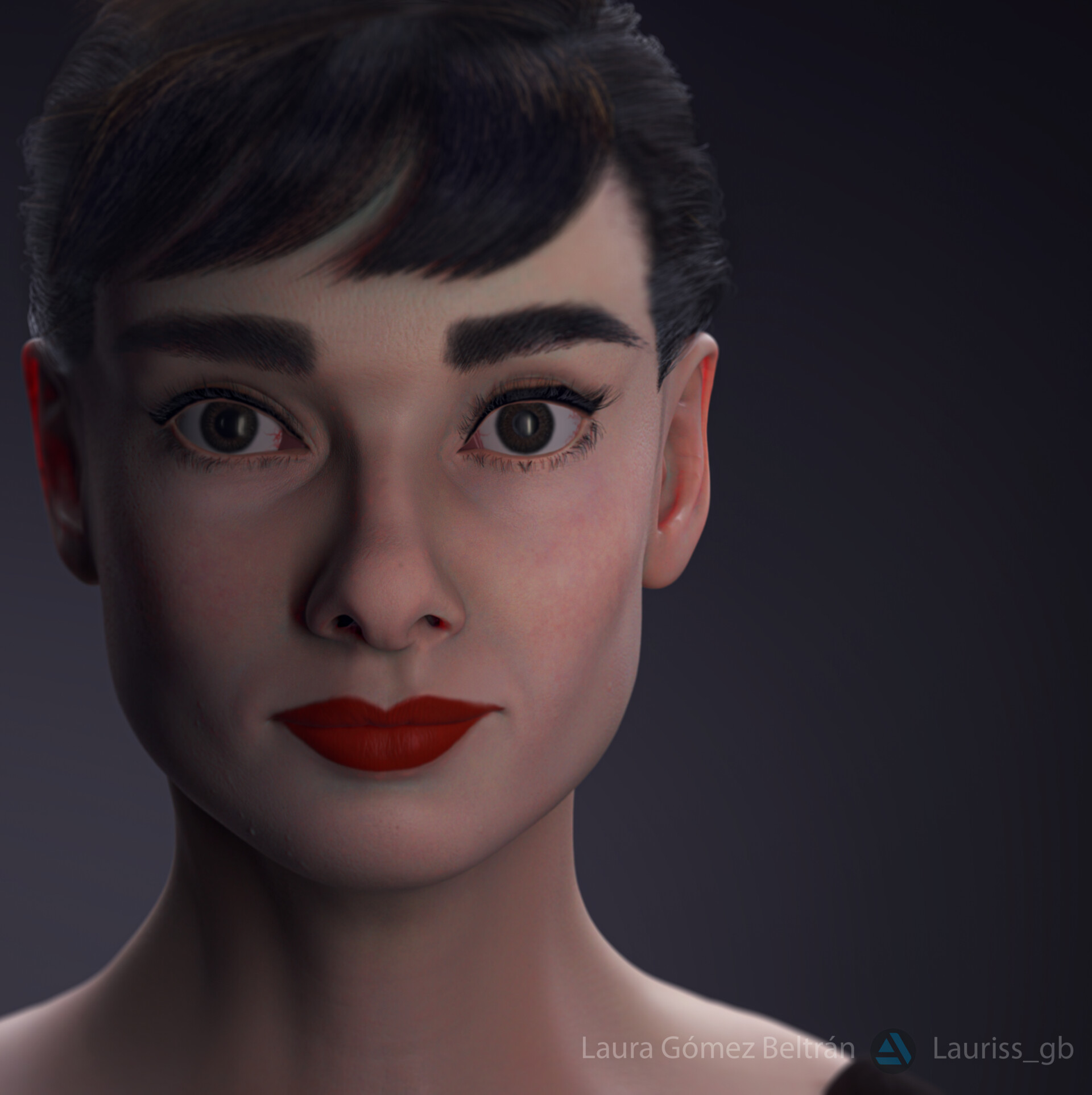 ArtStation - Audrey Hepburn