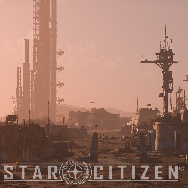 ArtStation - Star Citizen: Last Ditch Colonialism Mining Outpost