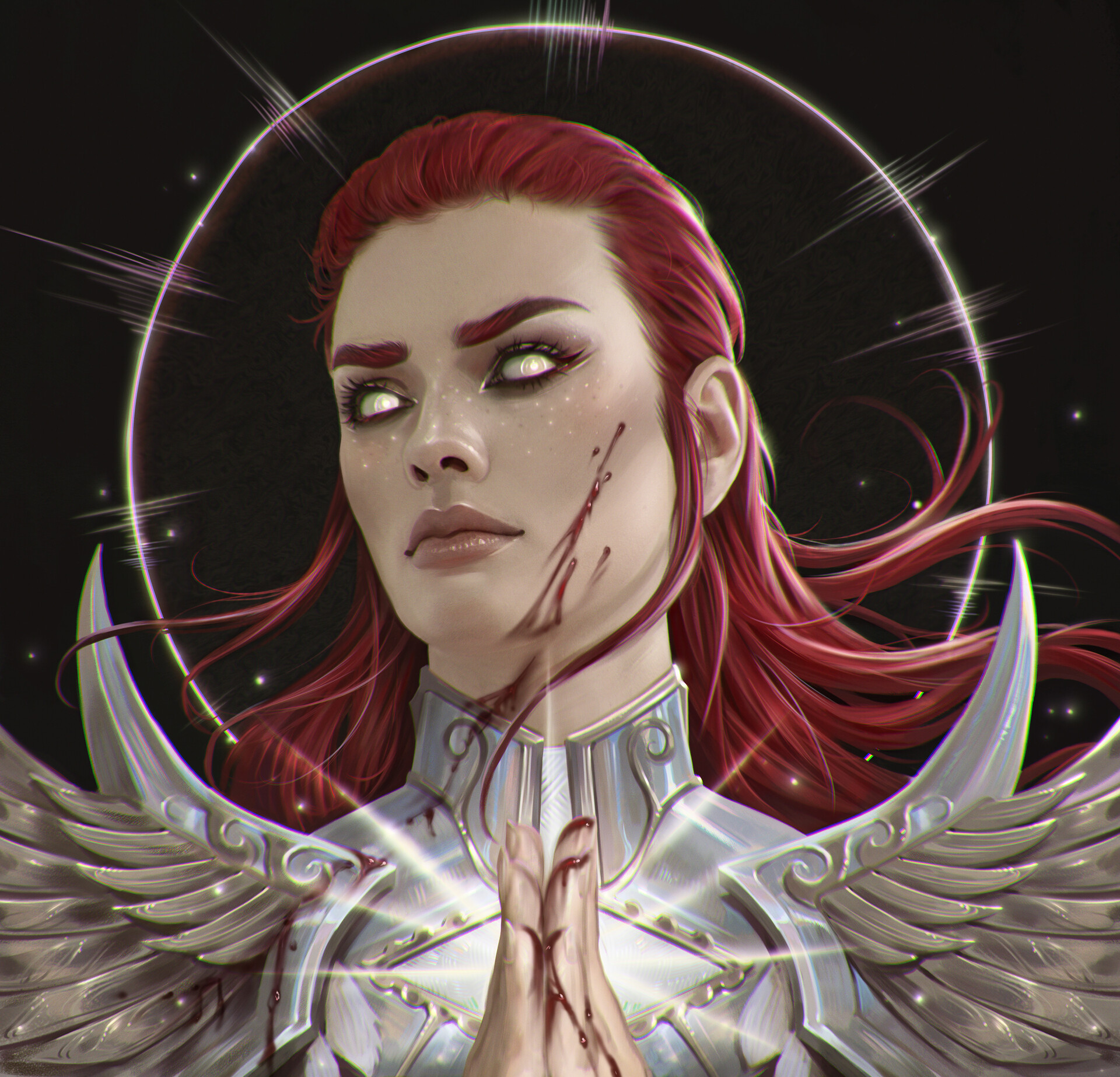 ArtStation - Archangel in Red