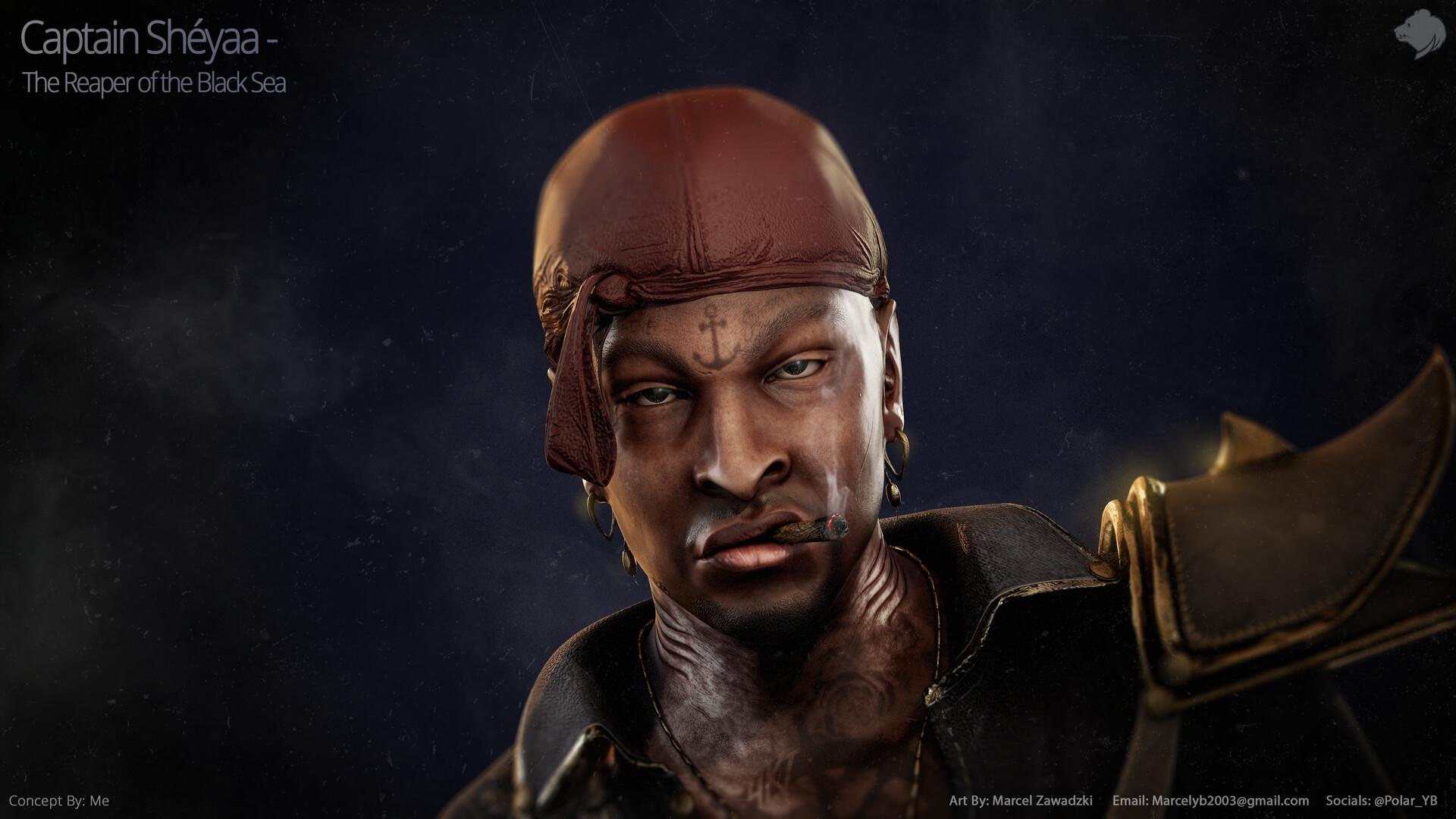 ArtStation - Captain Shéyaa - The Reaper of the Black Sea