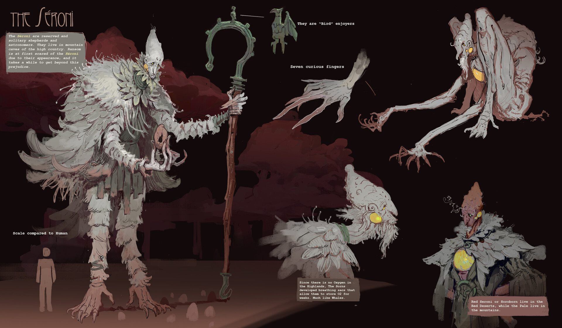 ArtStation - OUT OF THE SILENT PLANET: Seroni Village