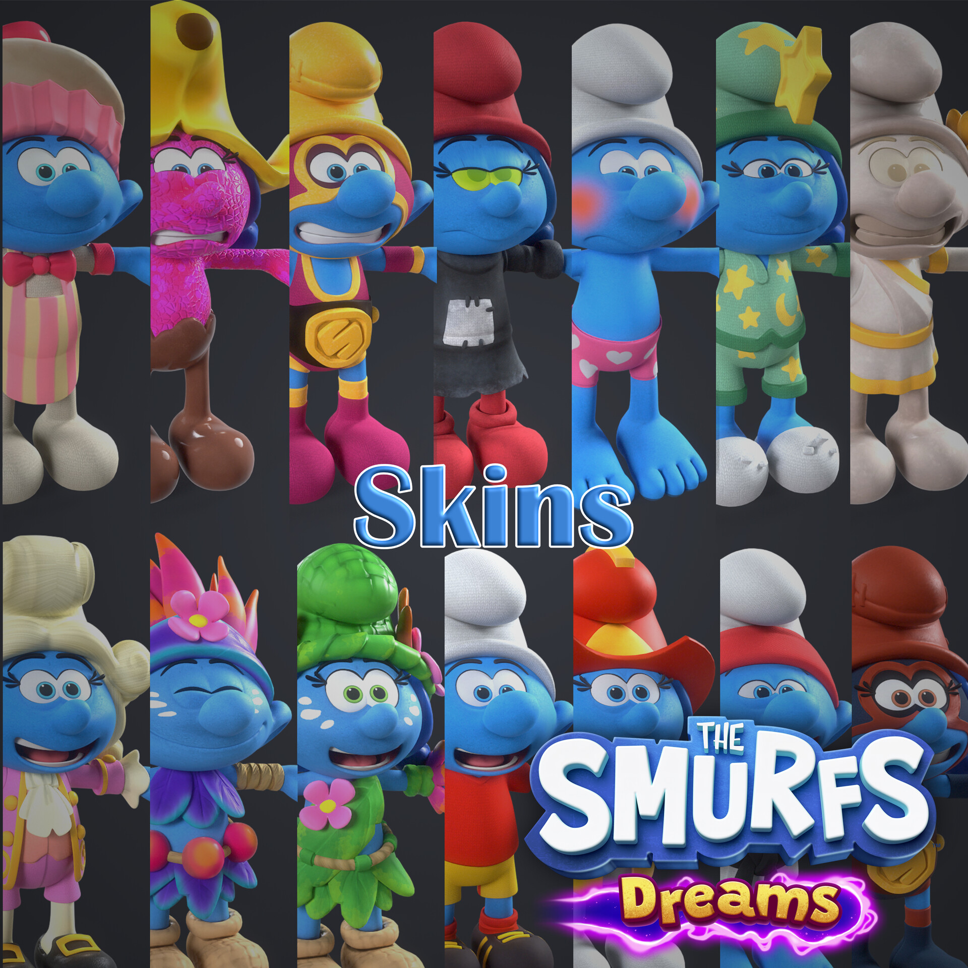 ArtStation - The Smurfs Dreams: Skins