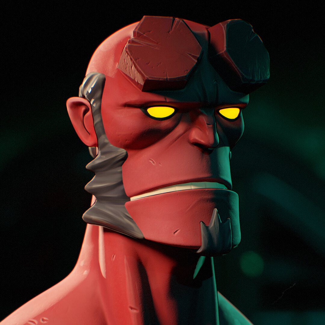 Ricardo Sánchez Moreira - Hellboy Stylized