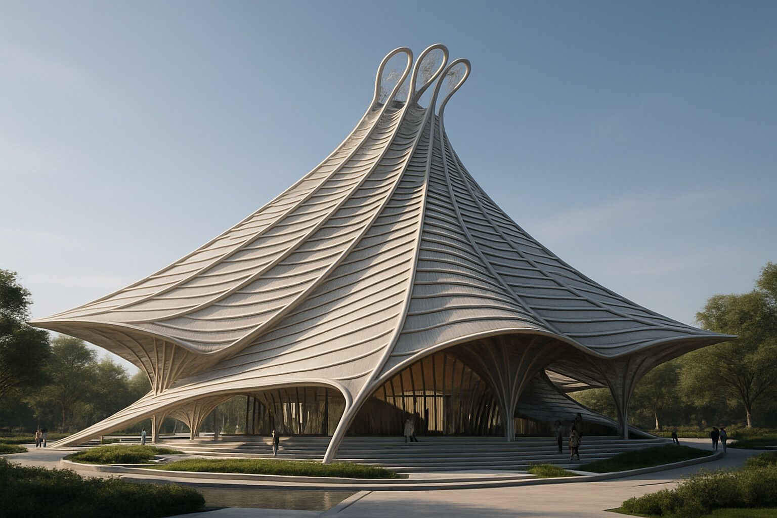 ArtStation - The Loom Pavilion