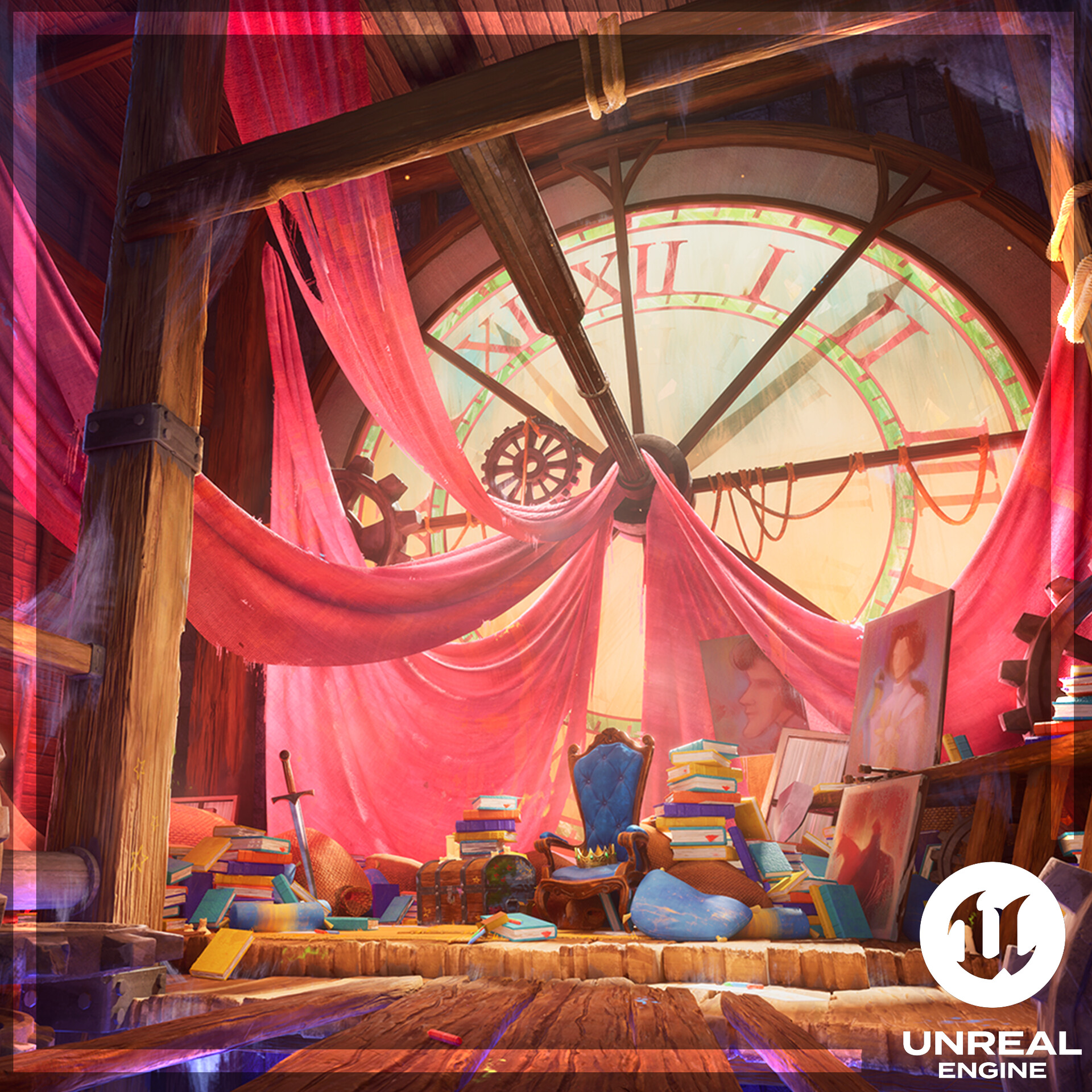 ArtStation - Clocktower - Realtime Environment