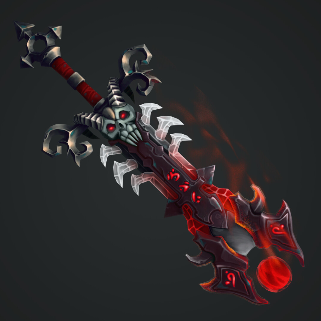 ArtStation - Unholy Apocalypse Weapon - WoW Fanart