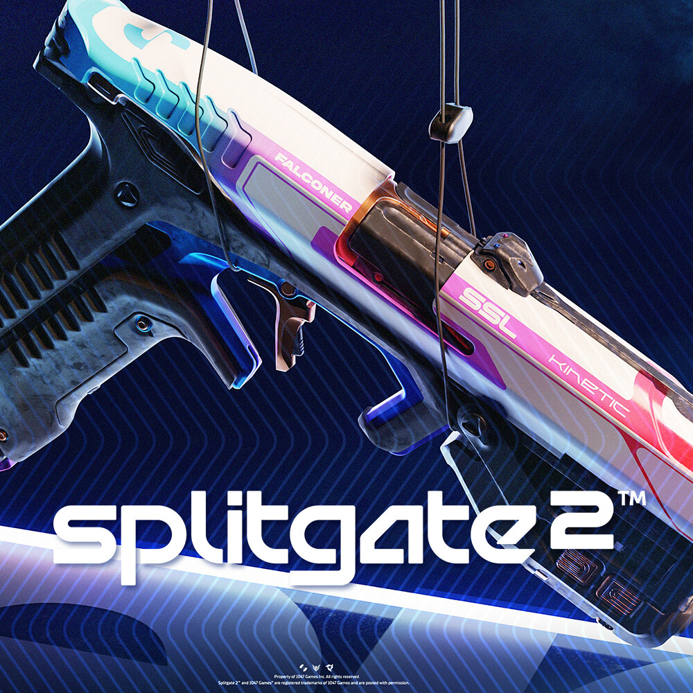 ArtStation - Splitgate 2 Aeros Concept Loadout 2 | BFB / Blink Pistol ...