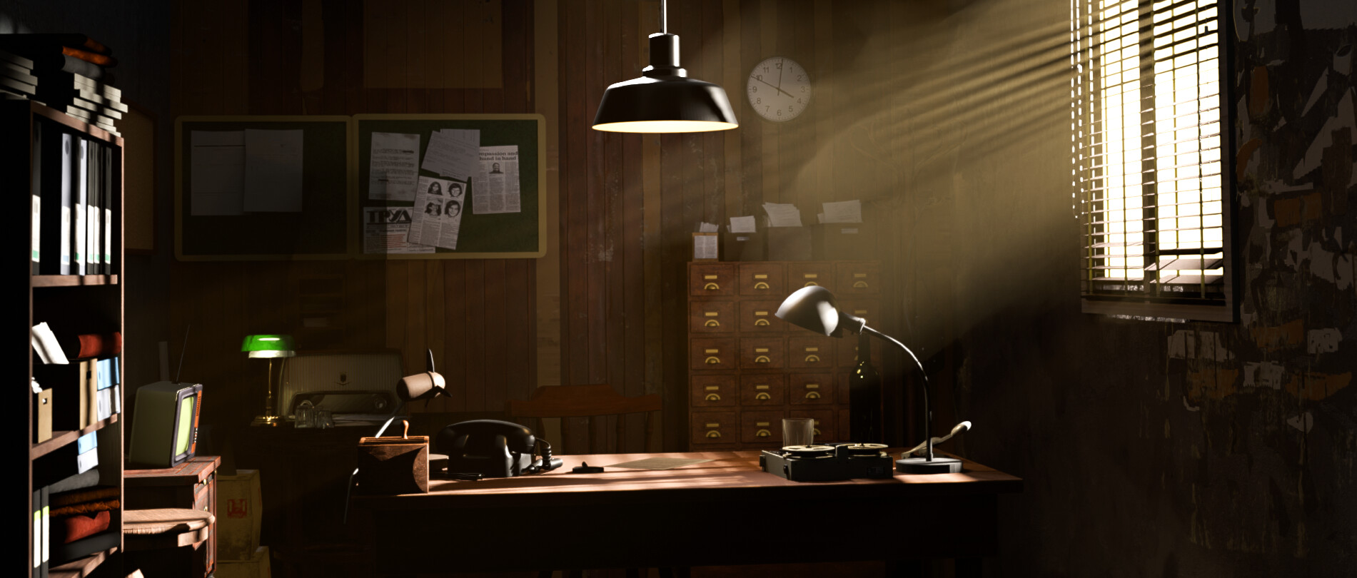 ArtStation - 3D Stylized Detective Workspace