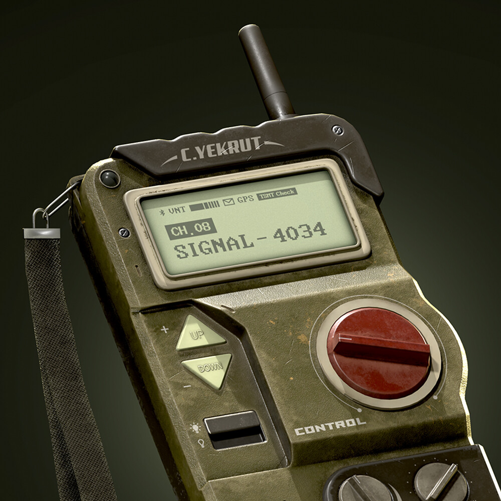 ArtStation - Control Device - Hard Surface Study
