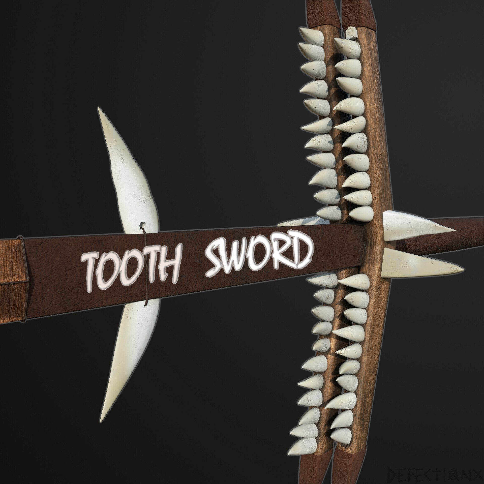 ArtStation - Tooth zweihänder