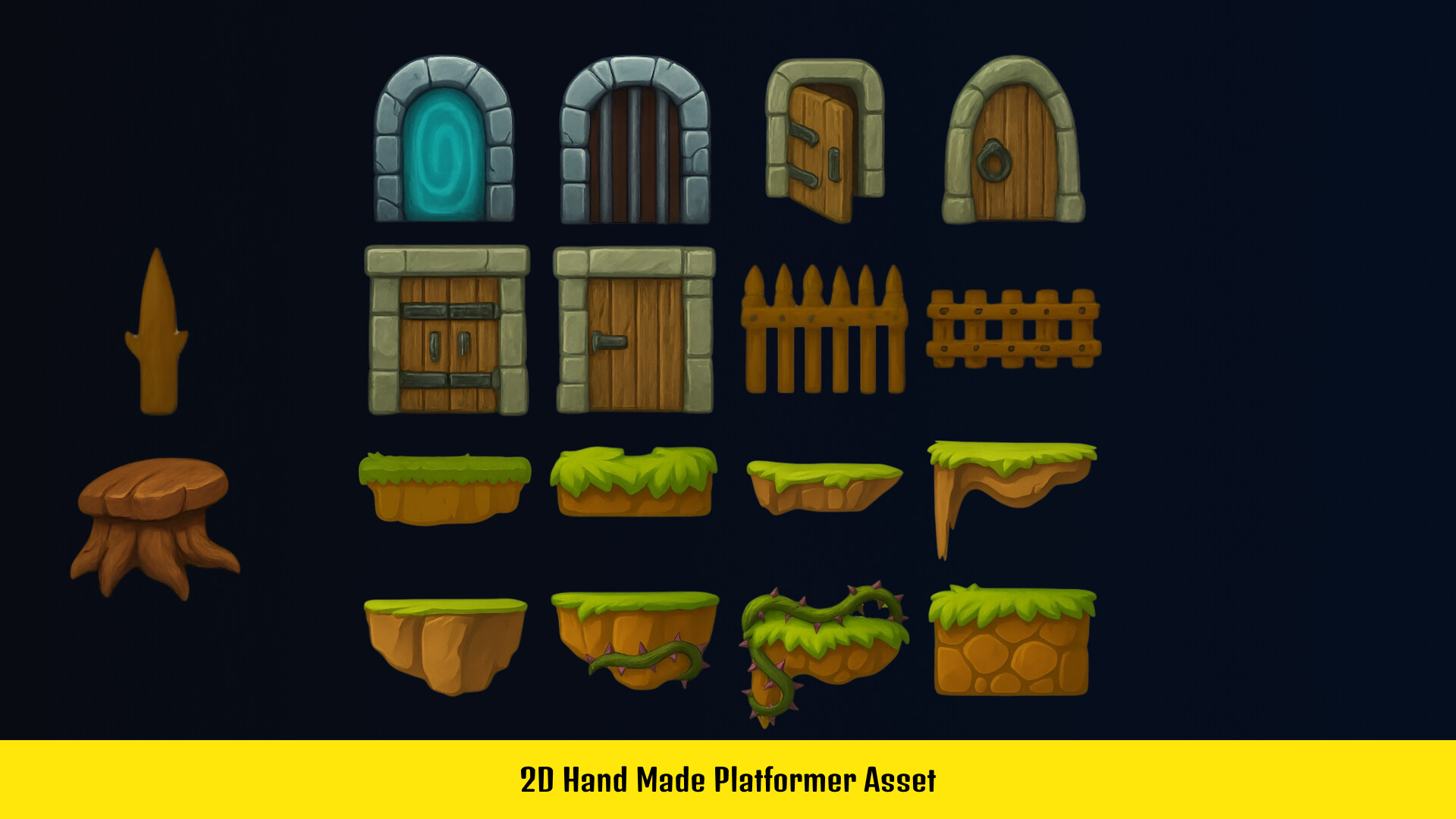 ArtStation - NHC - 2D Platformer Asset